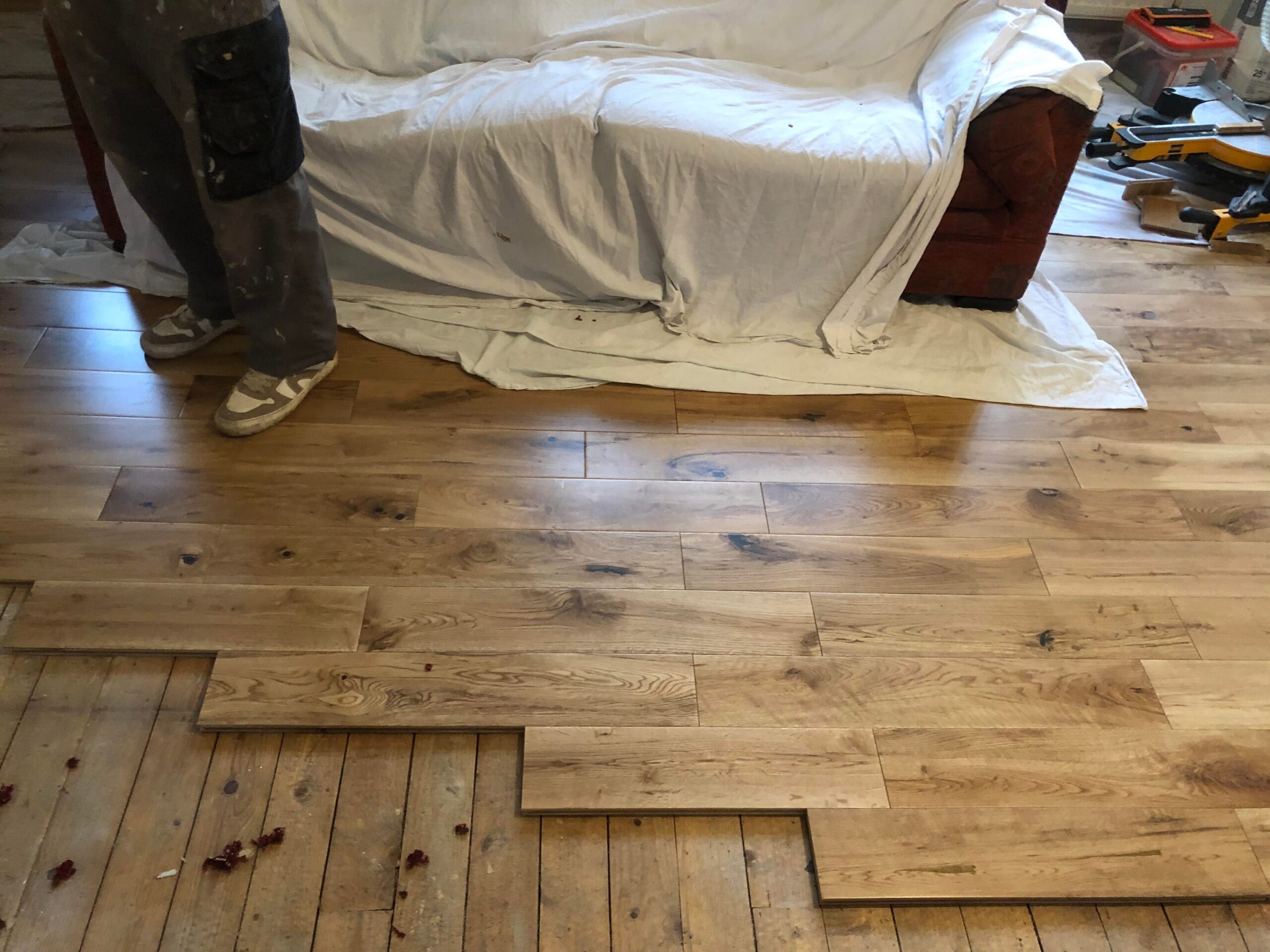 New Oak Floor Installation - Cezar Renovations