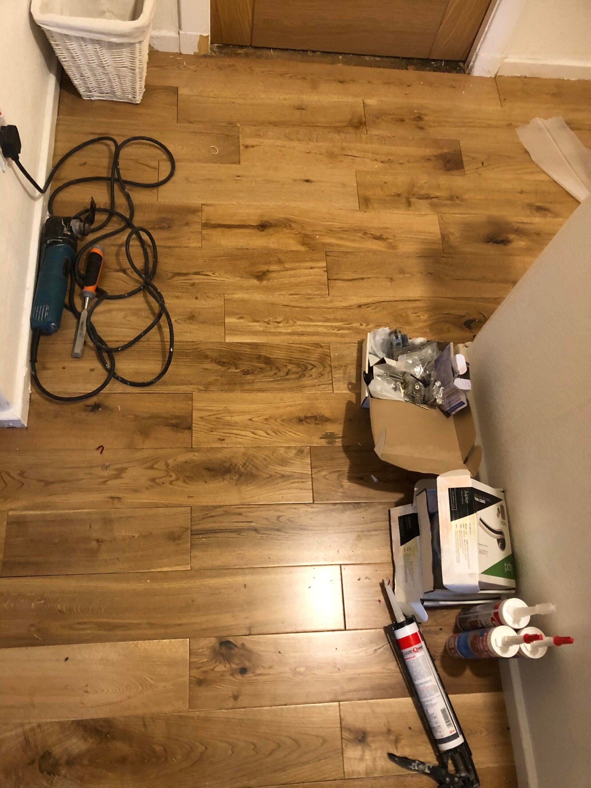 New Oak Floor Installation - Cezar Renovations